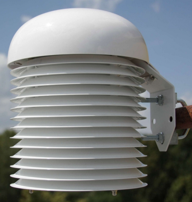Active solar radiation shield for weather sensors - thermometers ...