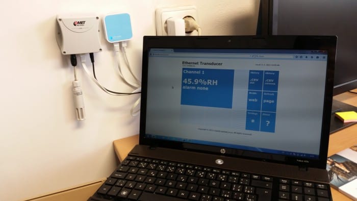Dual Channel Ethernet Transducer for 0-20mA Current Loops | COMET SYSTEM, s.r.o.